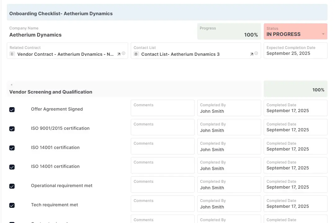 Vendor Onboarding Best Practices